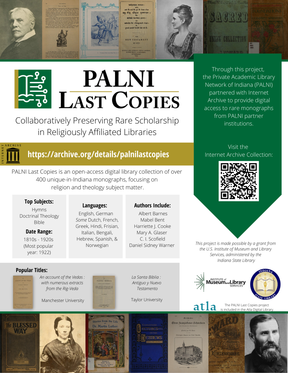 PALNI’s LSTA-funded Last Copies Digitization Project Concludes – PALNI ...